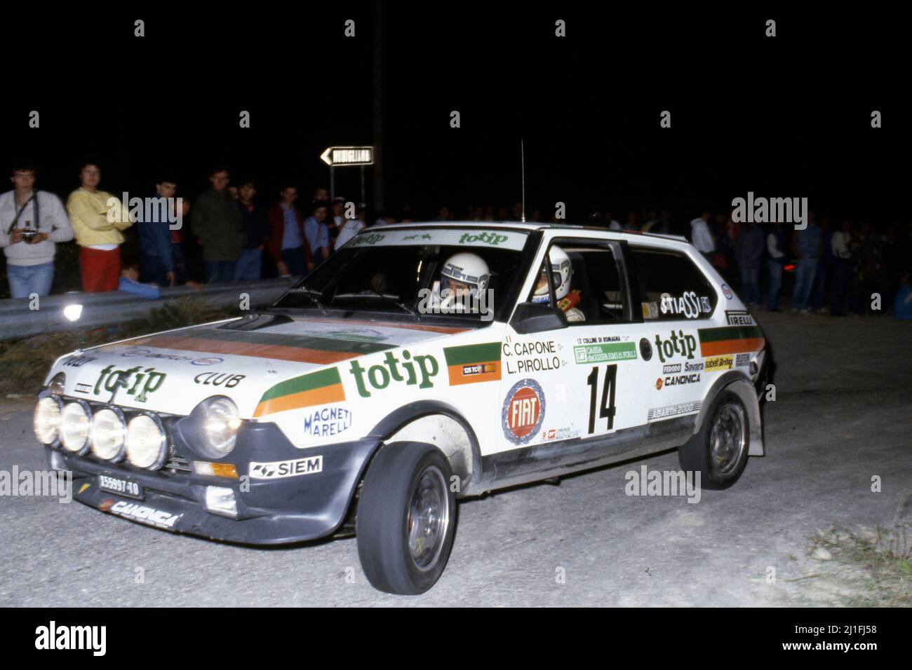 Carlo Capone (ITA) Luigi Pirollo (ITA) Fiat Ritmo Abarth 125 GrA Jolly ...