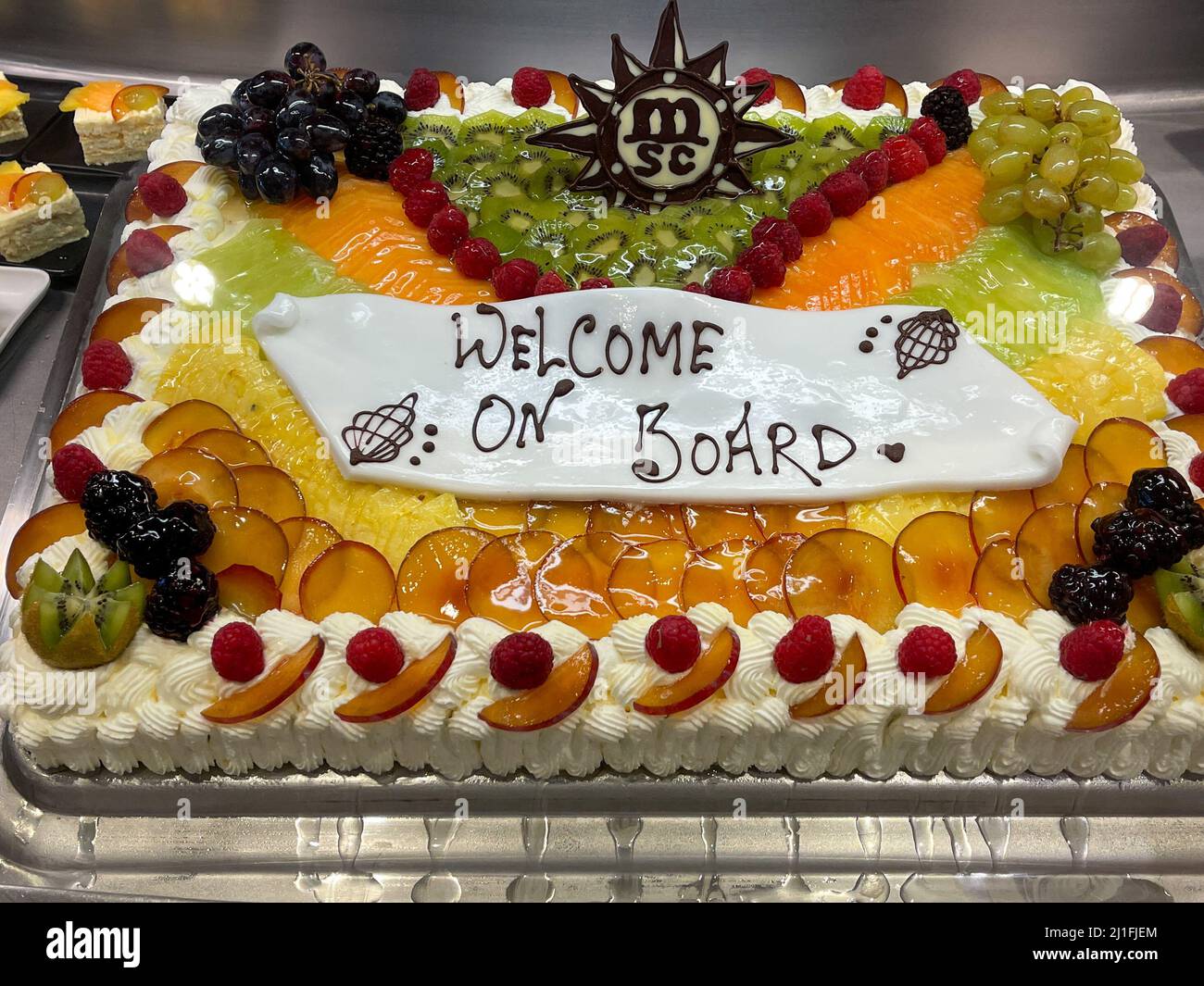 Orlando, FL USA - October 10, 2021: The buffet on the MSC Cruise Ship ...