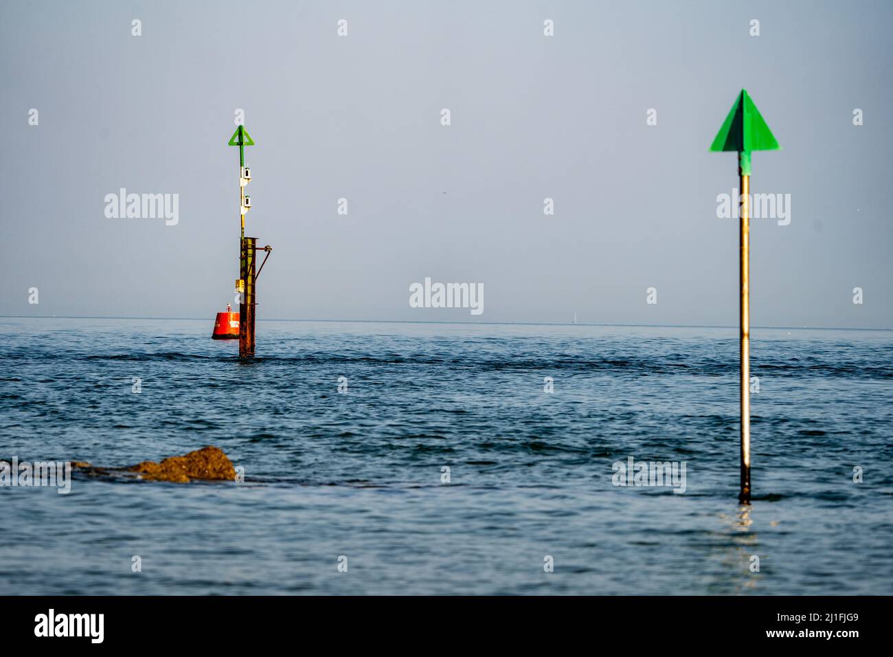Ship navigation marker sign hi-res stock photography and images - Alamy