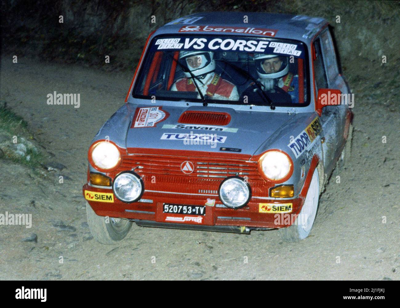 Daniele Signori (ITA) Mario Ferfoglia (ITA) Autobianchi A112 Abarth 70 ...