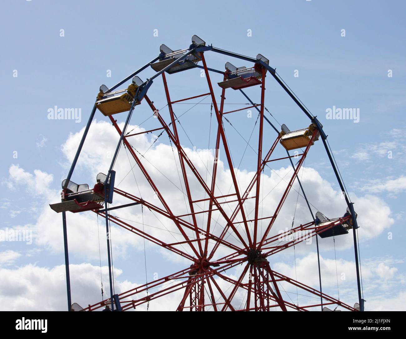 A Traditional Fun Fair Ferris Big Wheel Stock Photo - Alamy