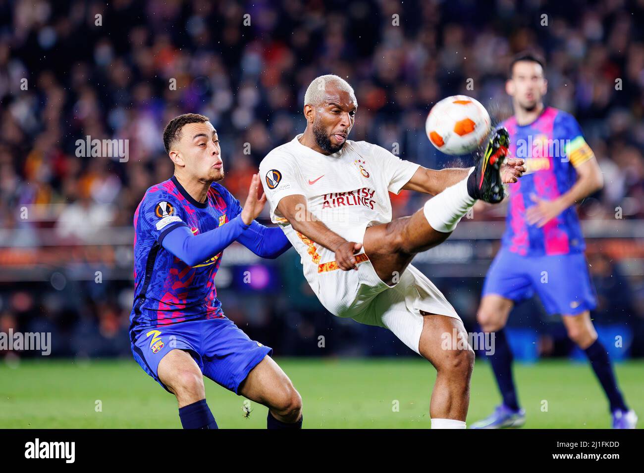 BARCELONA - MAR 10: Ryan Babel in action during the Uefa Europa League match between FC ...