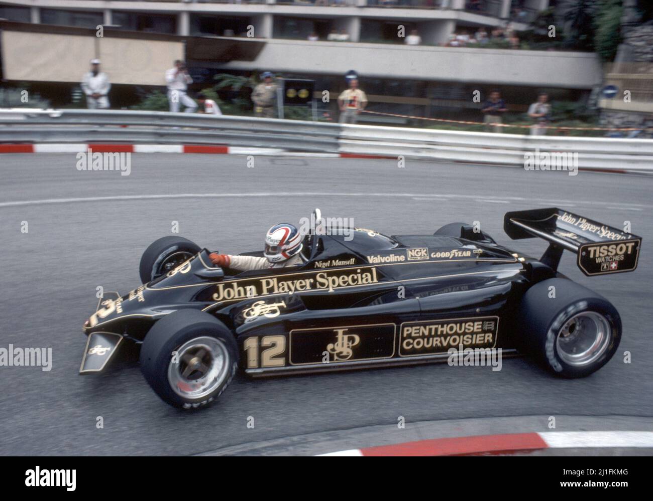 Nigel Mansell (GBR) Lotus 91 Ford Cosworth Stock Photo - Alamy