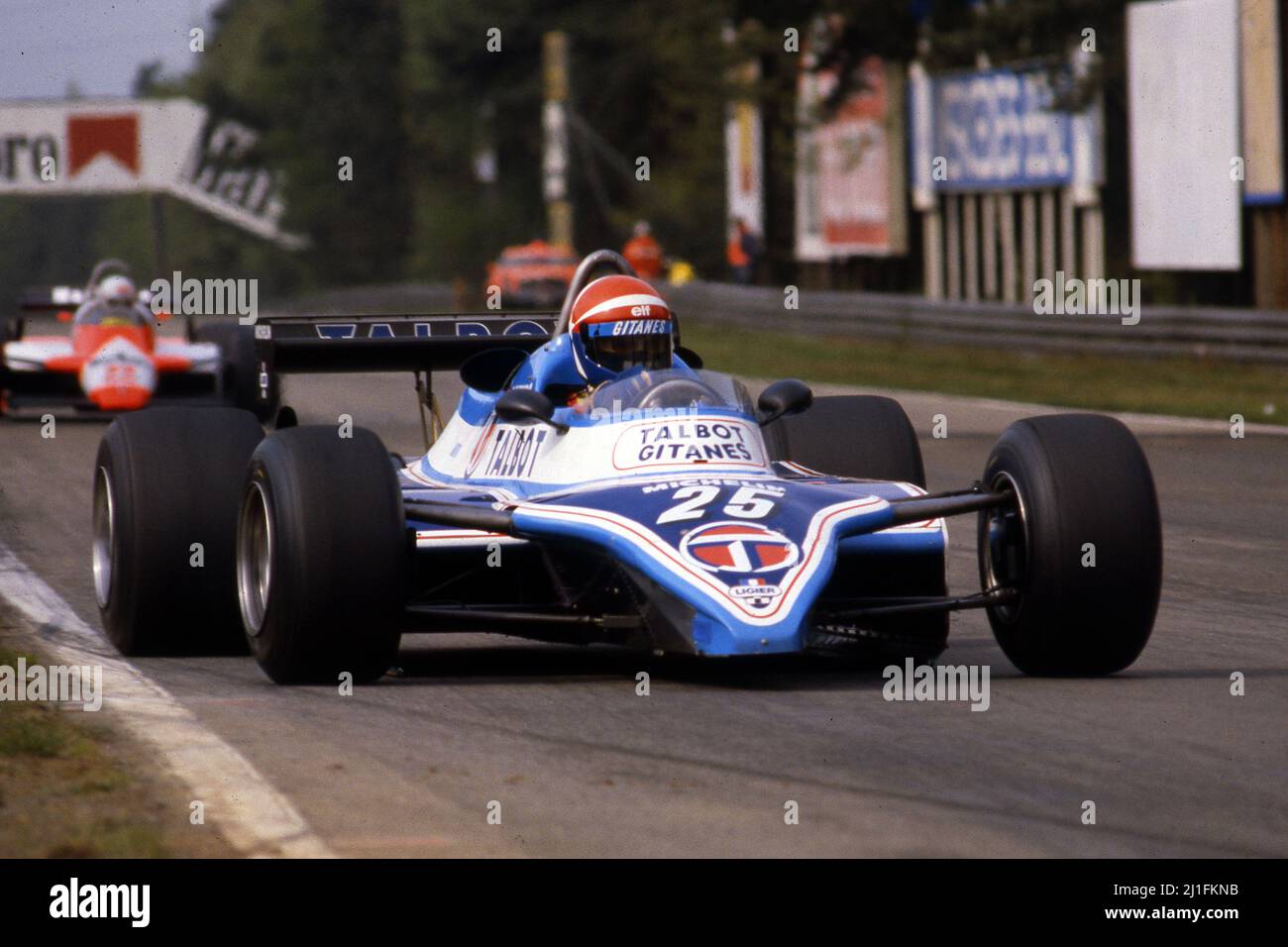 Eddie Cheever (USA) Ligier JS 17 Matra 3rd position Stock Photo - Alamy