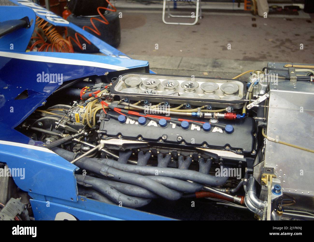 Talbot Ligier JS 19 Matra engine Stock Photo - Alamy