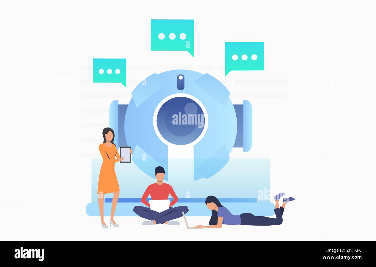 Artificial intelligence template Cut Out Stock Images & Pictures - Alamy