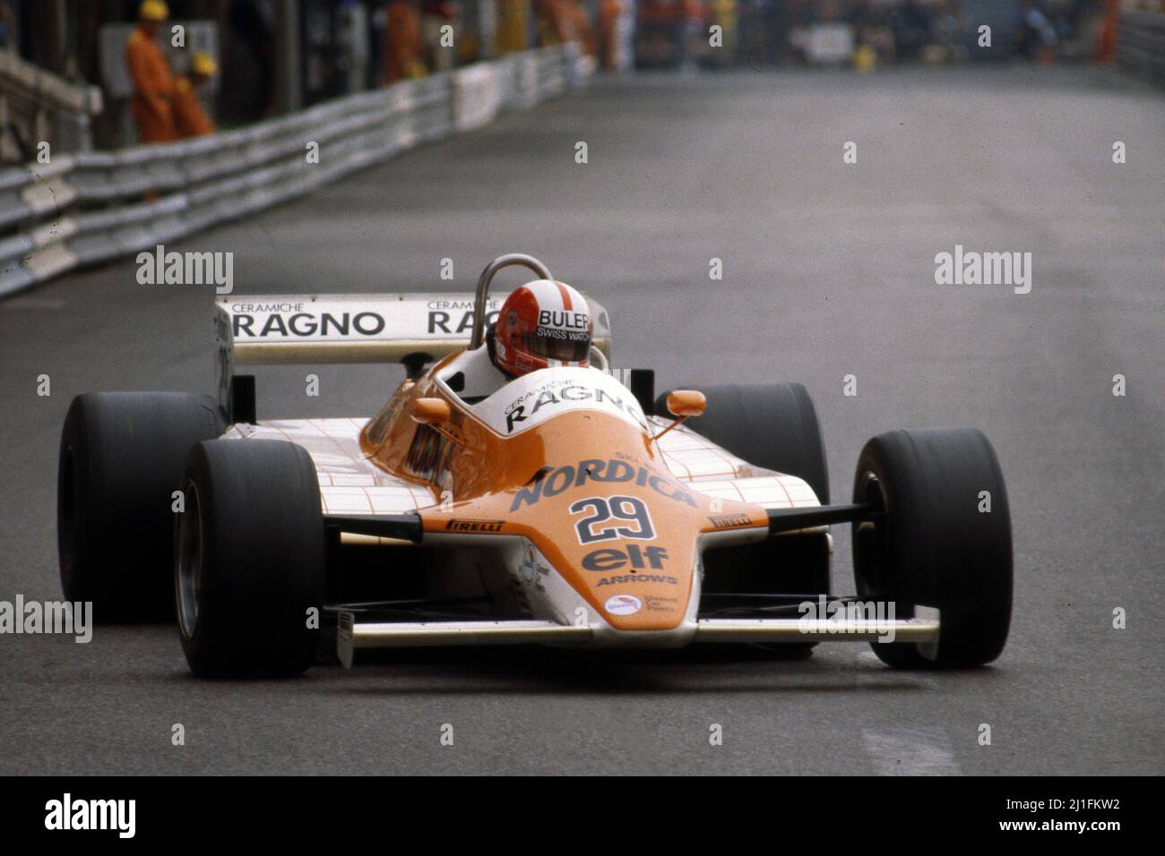 Marc Surer (CH) Arrows A4 Ford Cosworth Stock Photo - Alamy