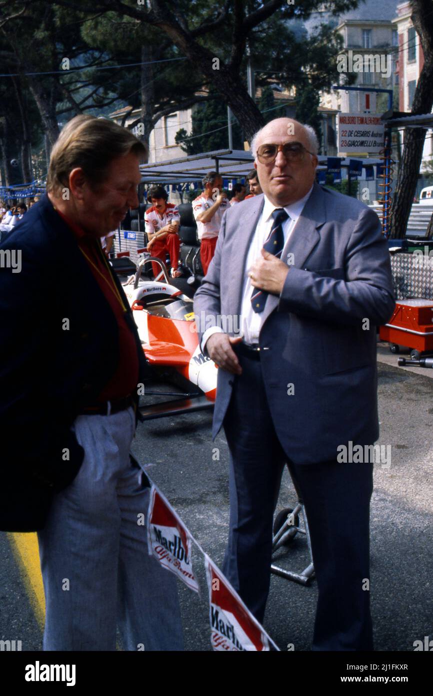 Carlo Chiti Alfa Romeo Autodelta talks with Fabrizio Serena di Lapigio ...