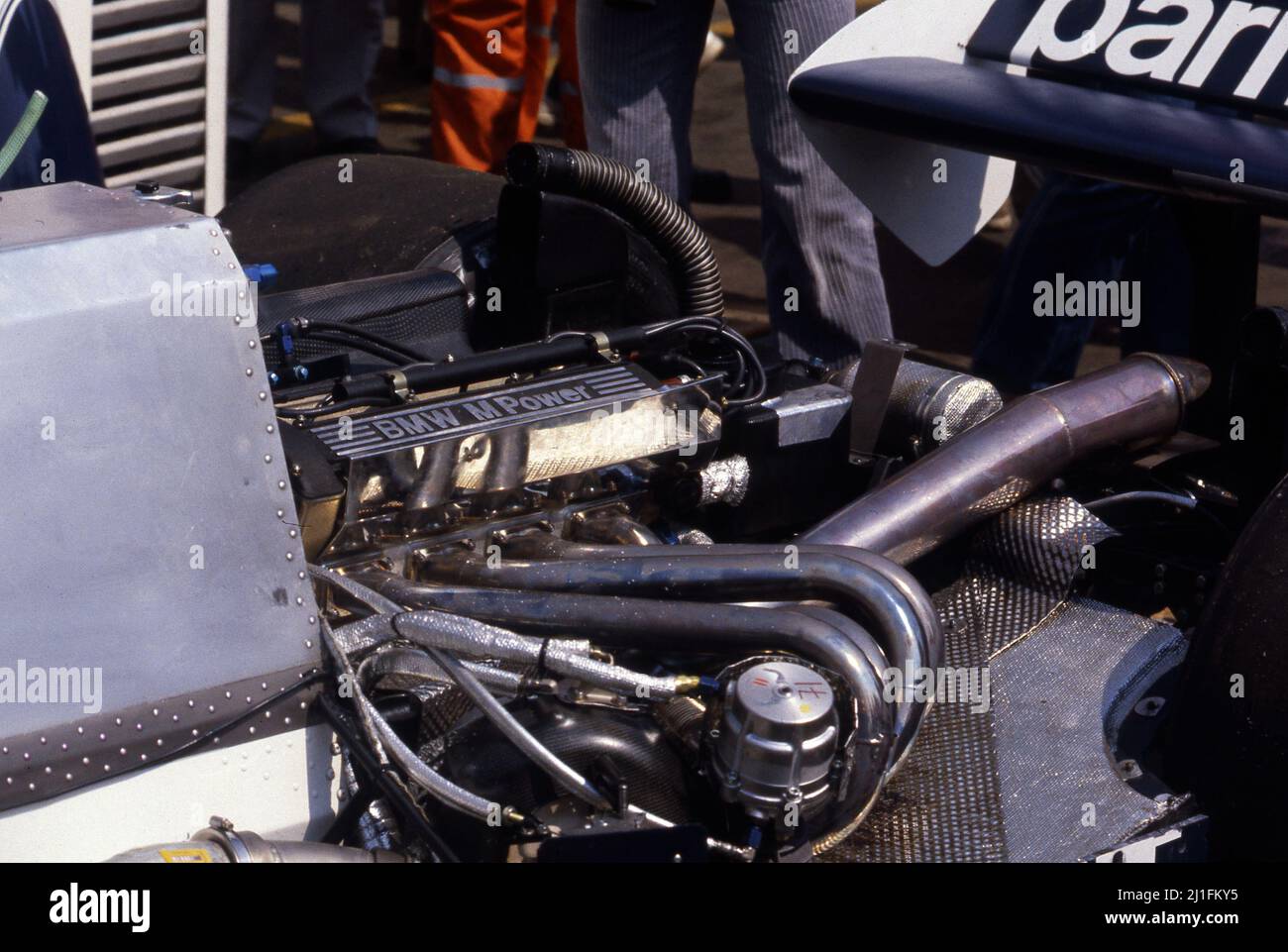 Nelson Piquet (BRA) Brabham BT50 Bmw M Power engine Stock Photo - Alamy