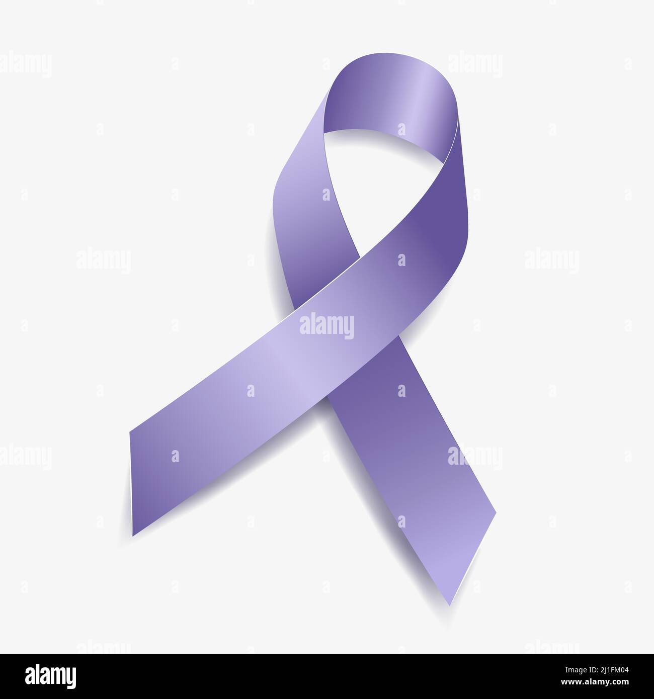 Periwinkle blue ribbon awareness esophageal, gastric, stomach cancer ...