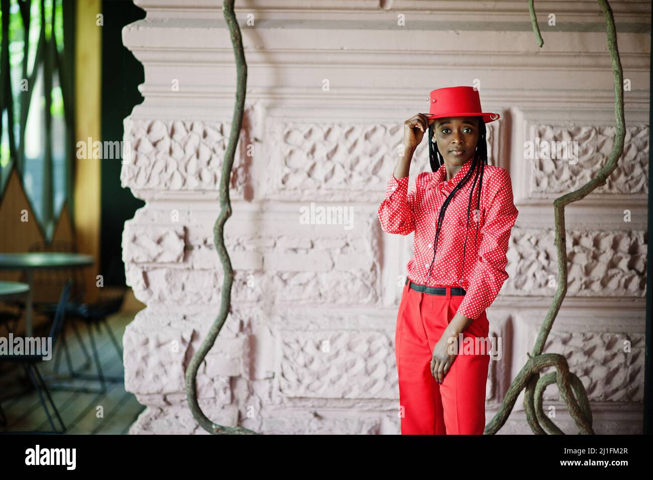 Pretty braids business african american lady bright bossy person ...