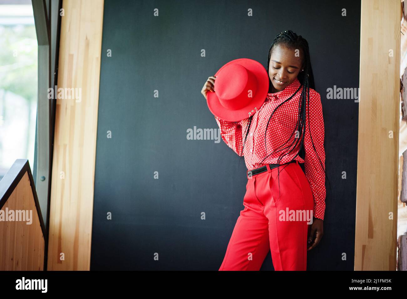 Pretty braids business african american lady bright bossy person ...