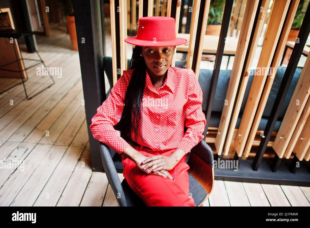 Pretty braids business african american lady bright bossy person ...