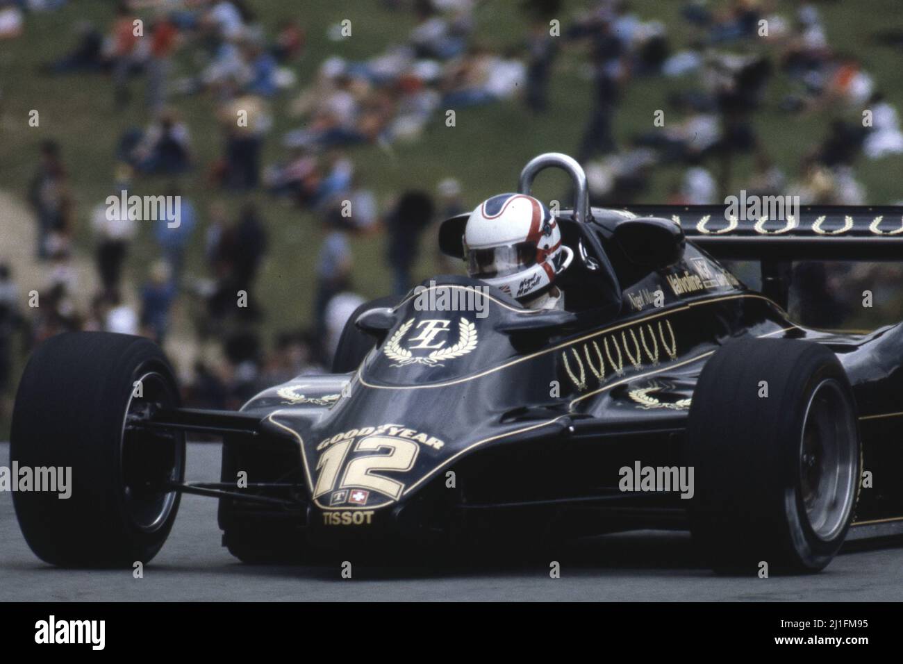 Nigel Mansell (GBR) Lotus 91 Ford Cosworth Stock Photo - Alamy