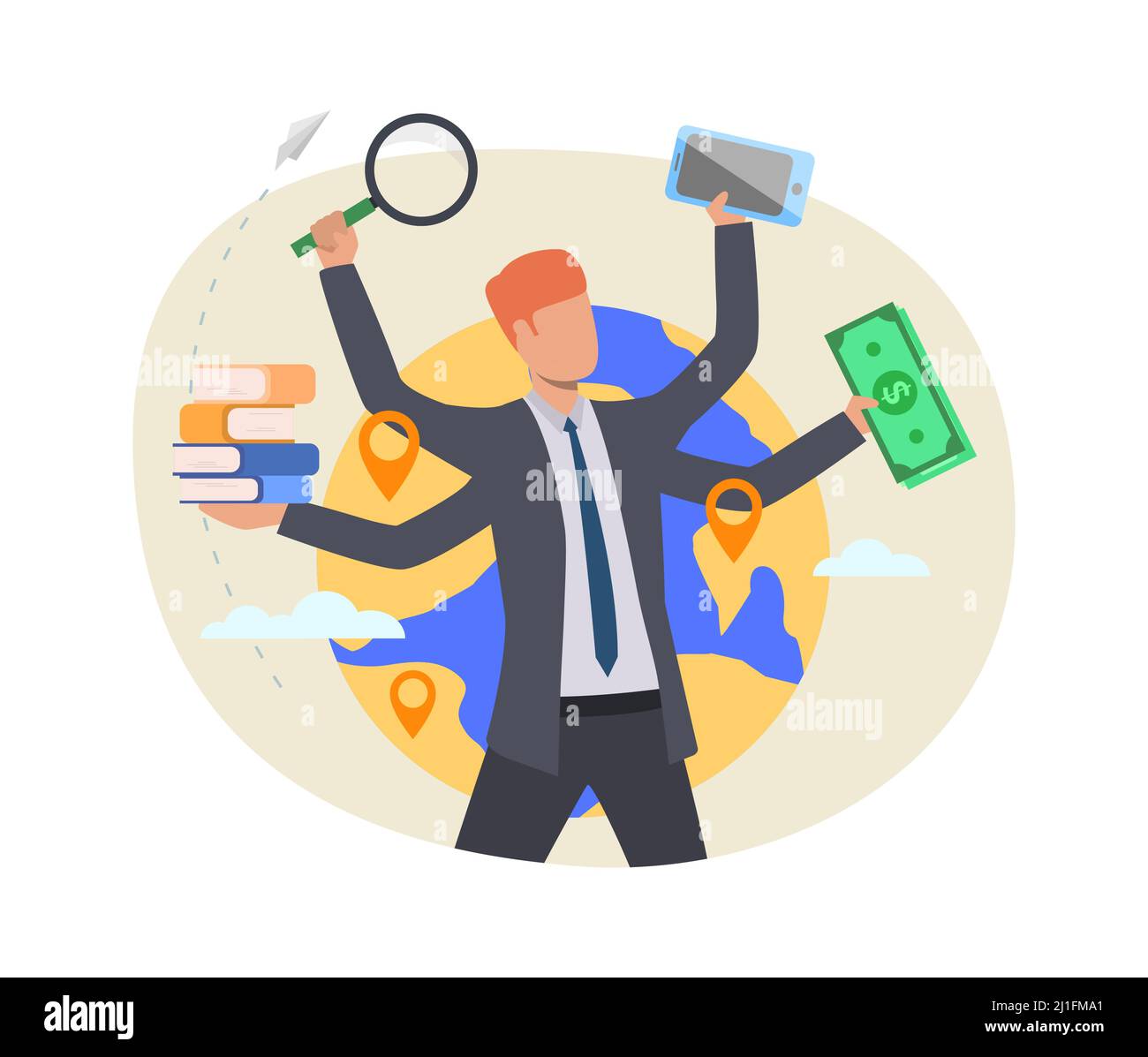 L holding Stock Vector Images - Alamy