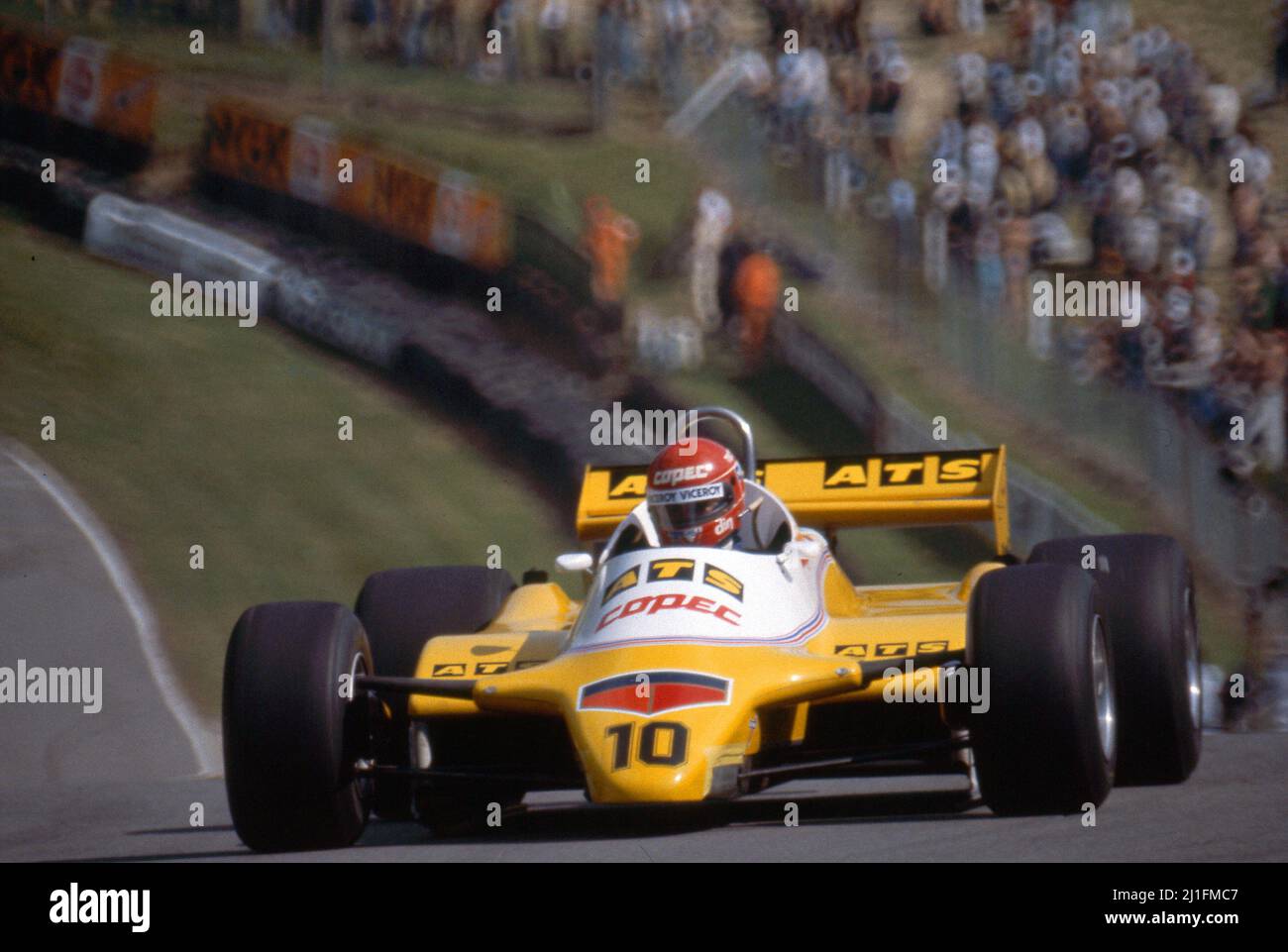 Eliseo Salazar (CHI) ATS D5 Ford Cosworth Stock Photo - Alamy