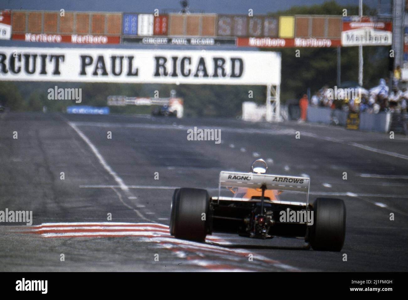 Mauro Baldi (ITA) Arrows A4 Ford Cosworth Stock Photo - Alamy