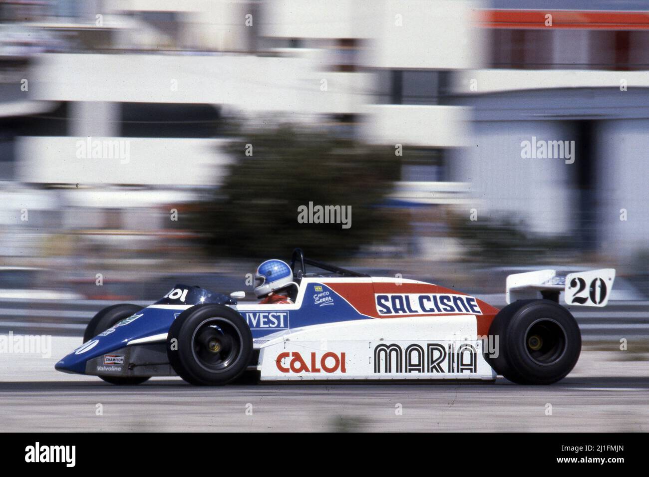 Chico Serra (BRA) Fittipaldi F8D Ford Cosworth Stock Photo - Alamy