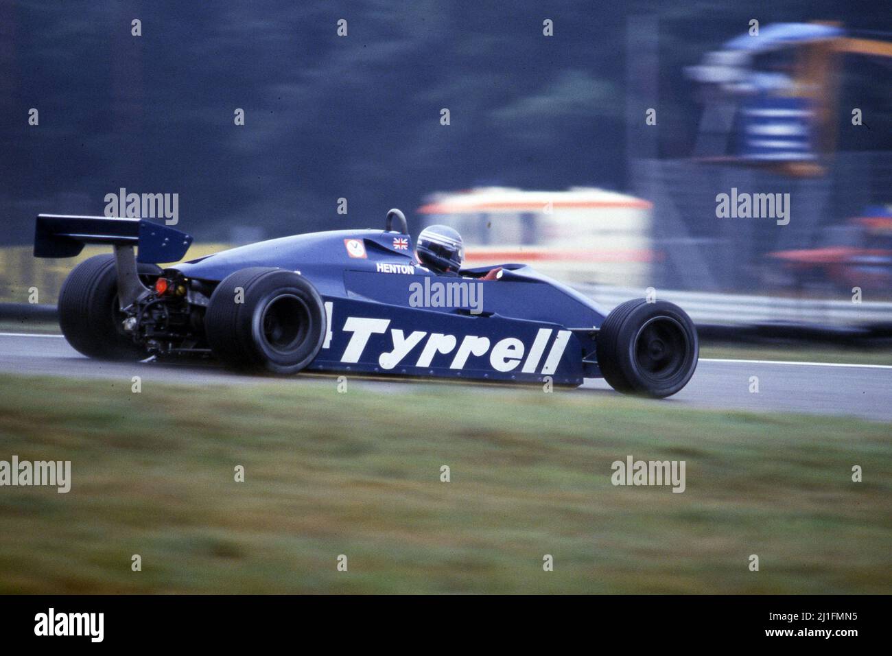 Brian Henton (GBR) Tyrrell 011 Ford Cosworth Stock Photo - Alamy