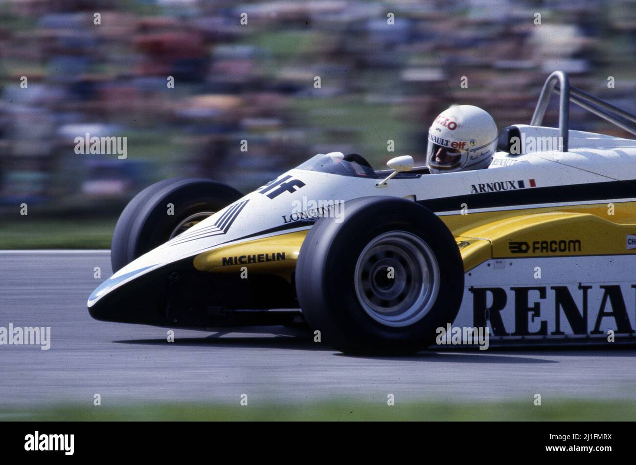 Rene Arnoux (FRA) Renault R30B Stock Photo - Alamy