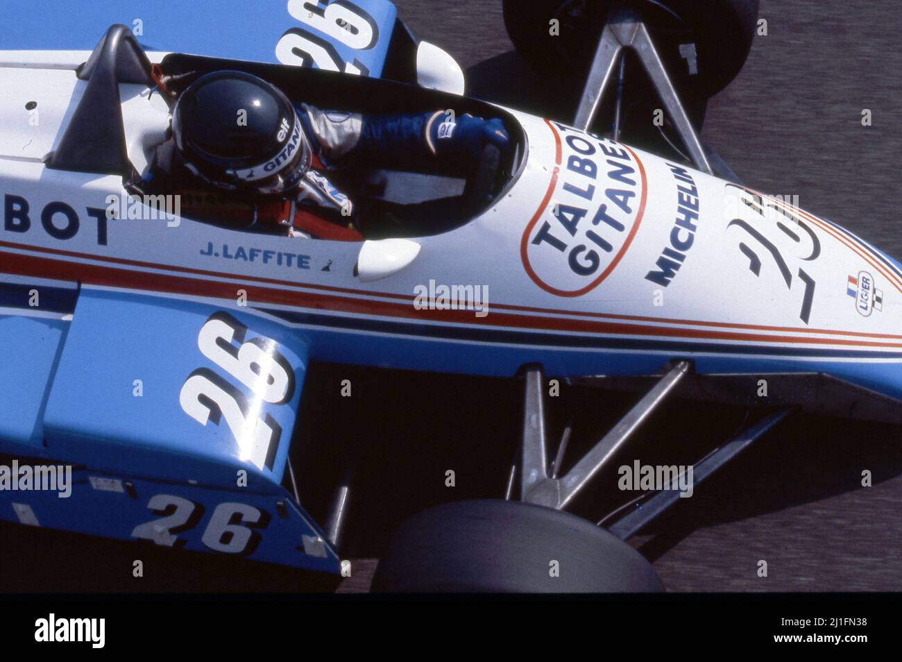 Jacques Laffite (FRA) Talbot Ligier JS 19 Matra Stock Photo - Alamy