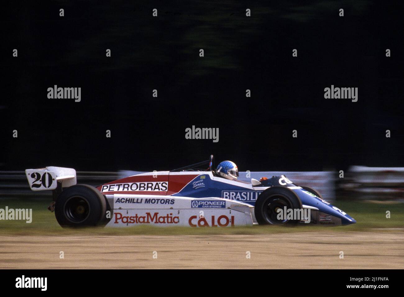 Chico Serra (BRA) Fittipaldi F9 Ford Cosworth Stock Photo - Alamy