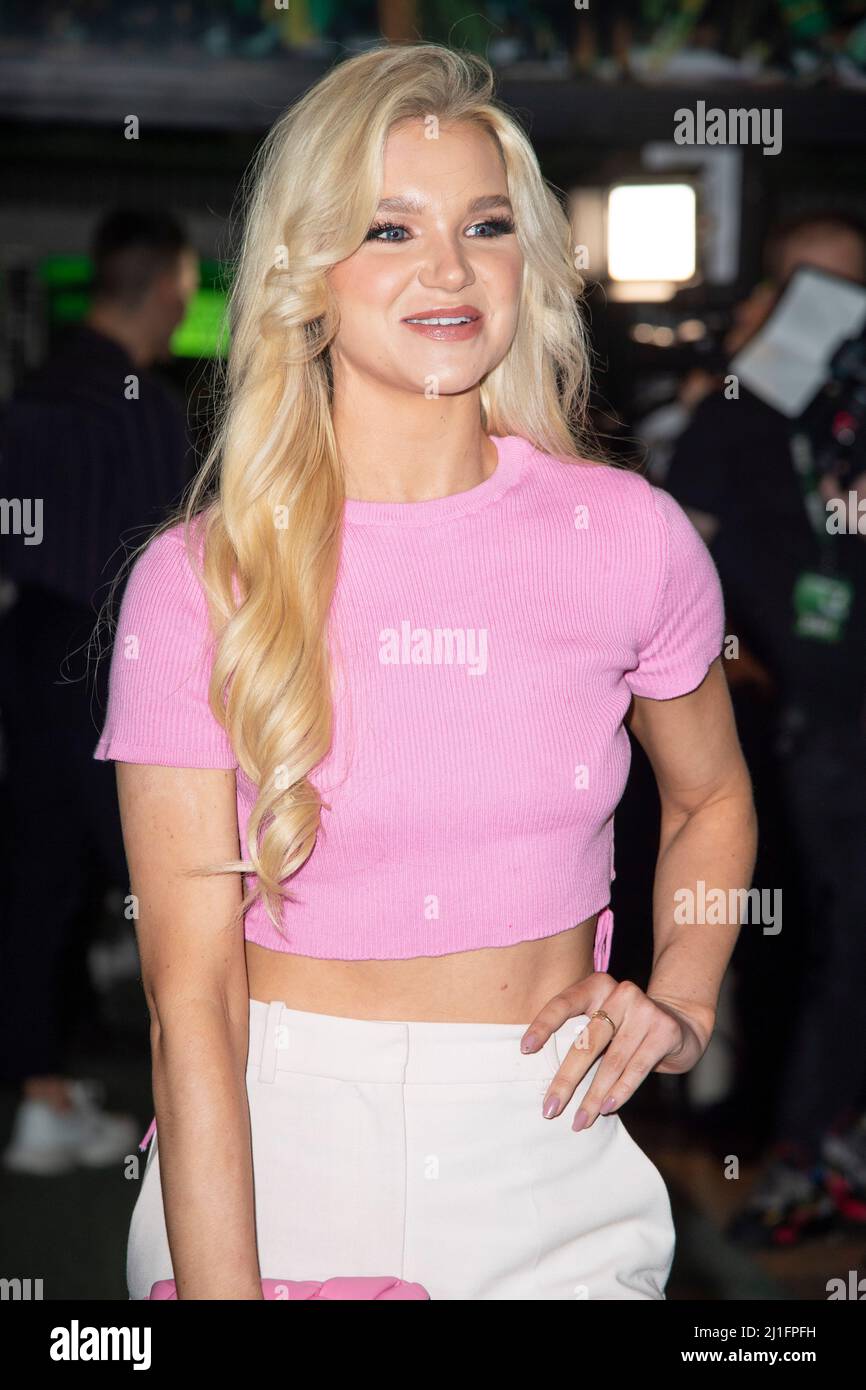 London, UK. Abbie Quinnen at Wicked Media Night at Apollo Victoria ...