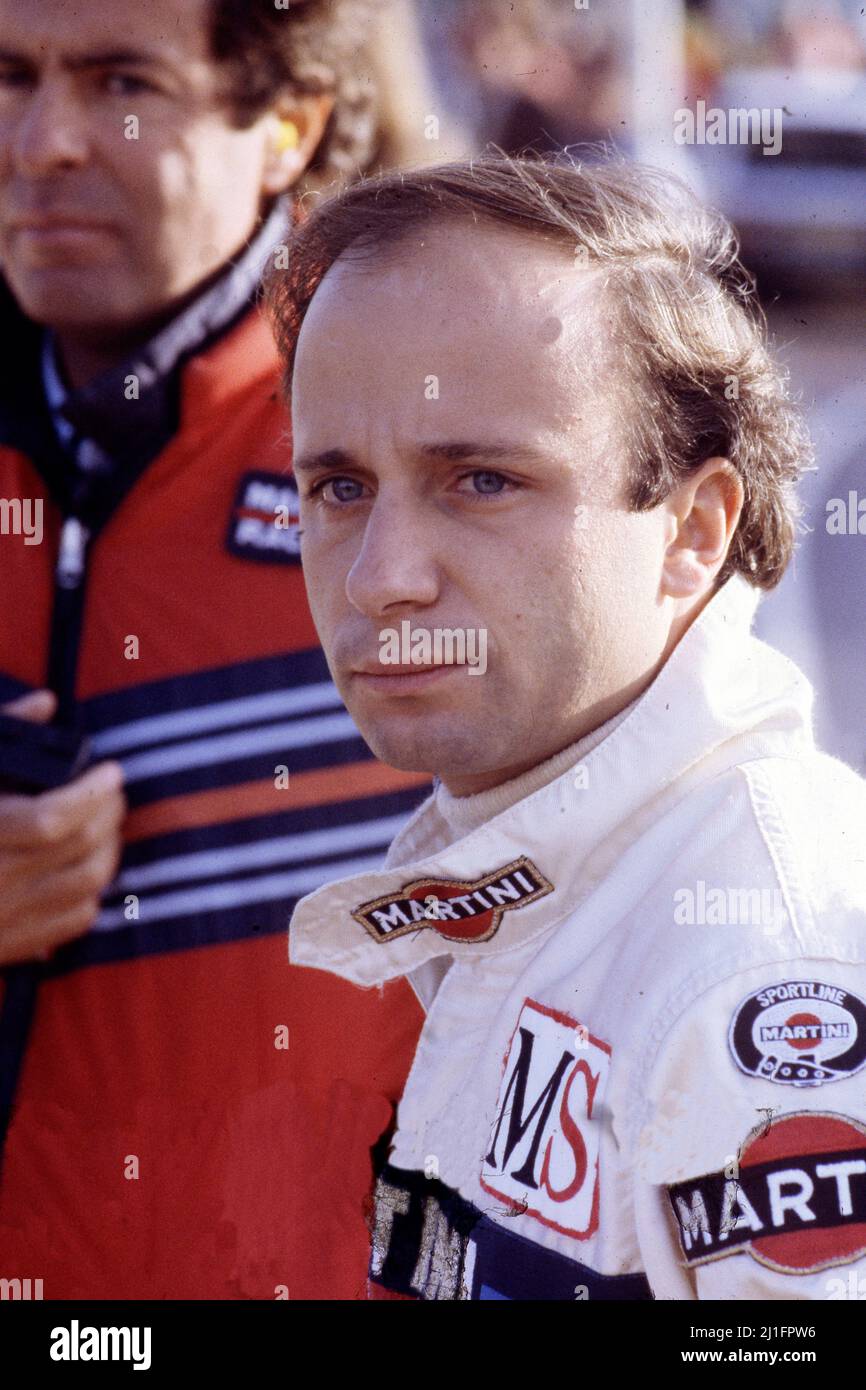 Teo Fabi (ITA) Lancia Lc1 Gr6 Martini Racing Stock Photo - Alamy