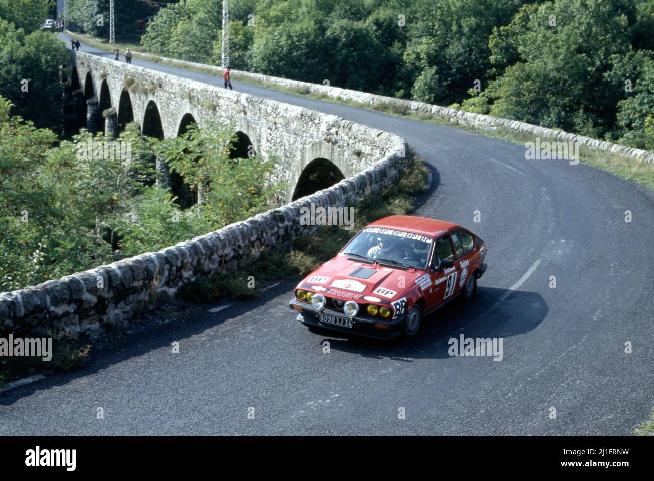 Claude Labrot (FRA) Serge Barandon (FRA) Alfa Romeo Alfetta Gtv6 GrN ...