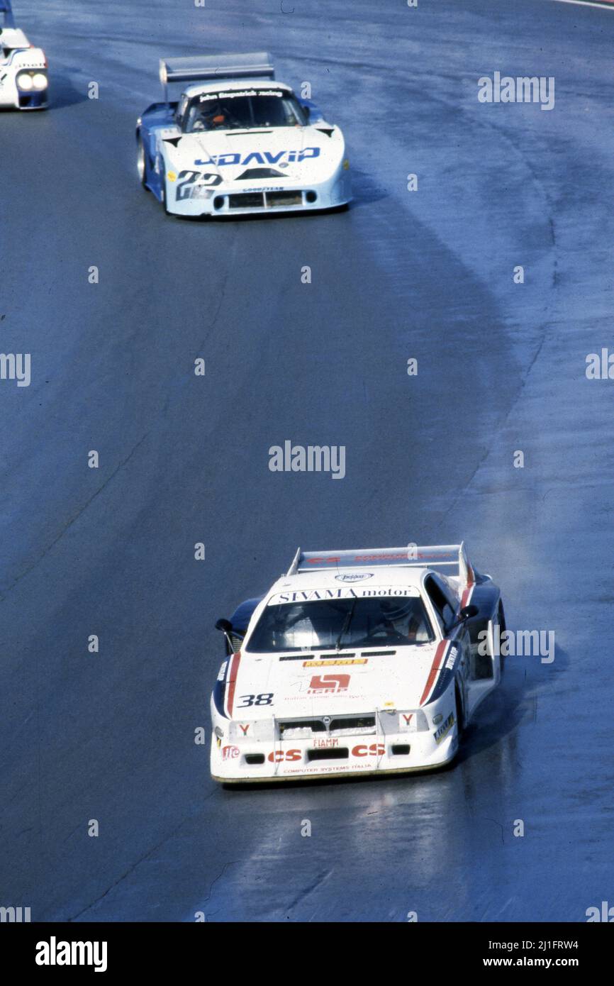 Joe Castellano (USA) Aldo Bertuzzi (ITA) Lancia Beta Montecarlo Turbo ...