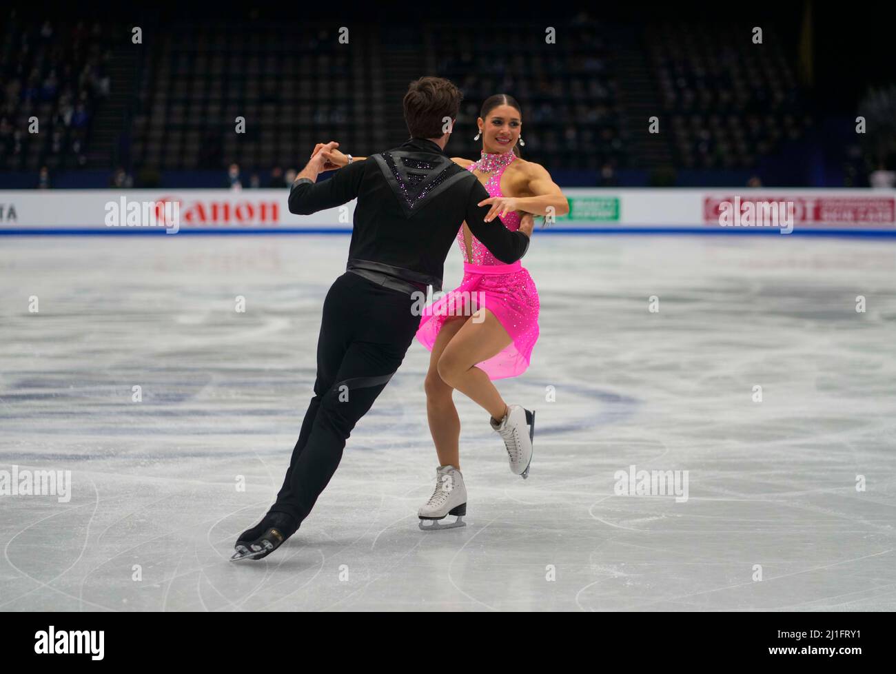 Sud de France Arena, Montpellier, France. 25th Mar, 2022. Laurence ...