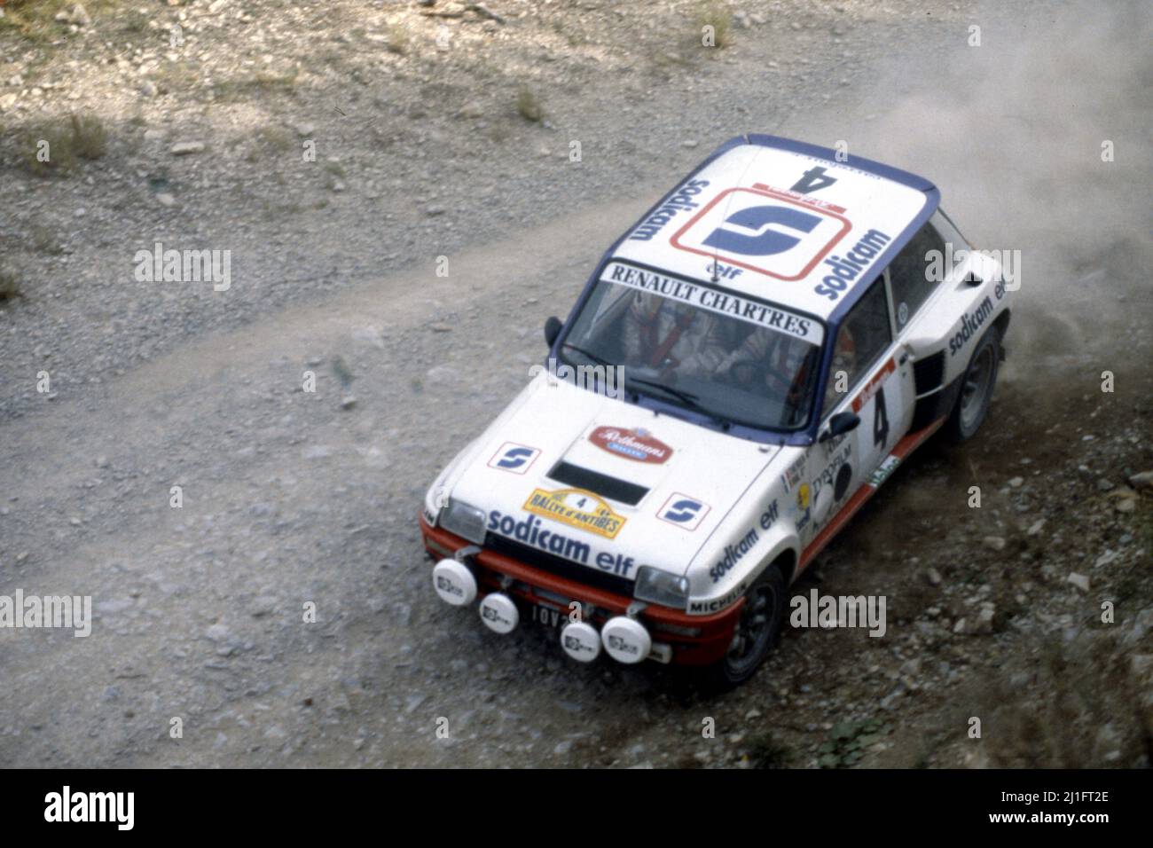 Jean Luc Therier (FRA) Michel Vial (FRA) Renault 5 Turbo Gr4 Sodicam ...