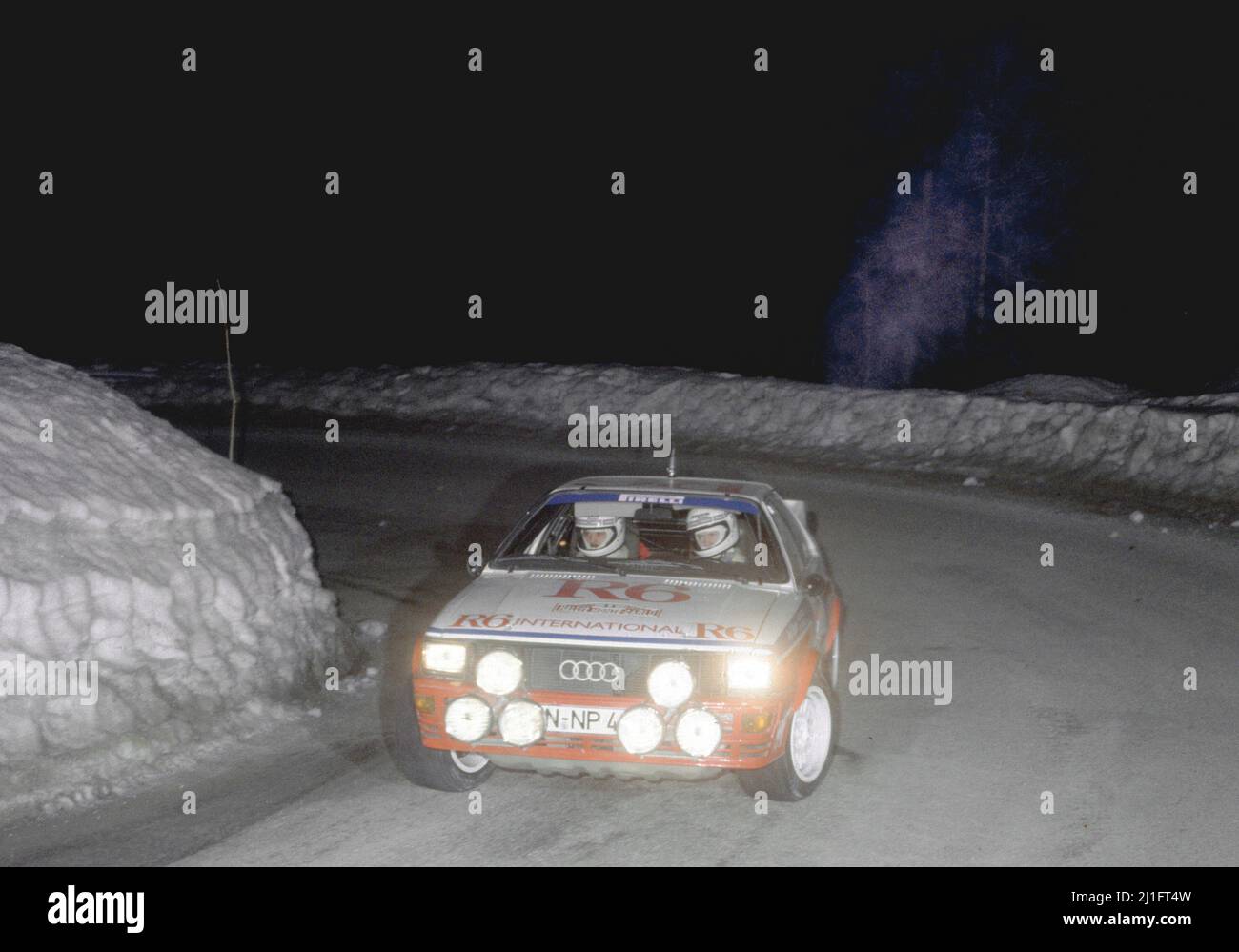 Michele Cinotto (ITA) Emilio Radaelli (ITA) Audi Quattro Gr4 Audi Sport ...