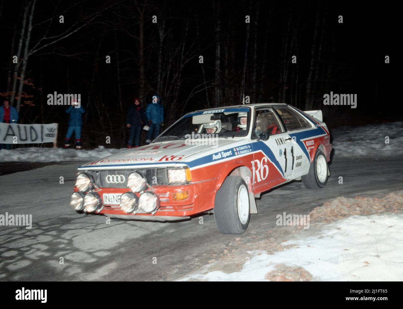 Michele Cinotto (ITA) Emilio Radaelli (ITA) Audi Quattro Gr4 Audi Sport ...