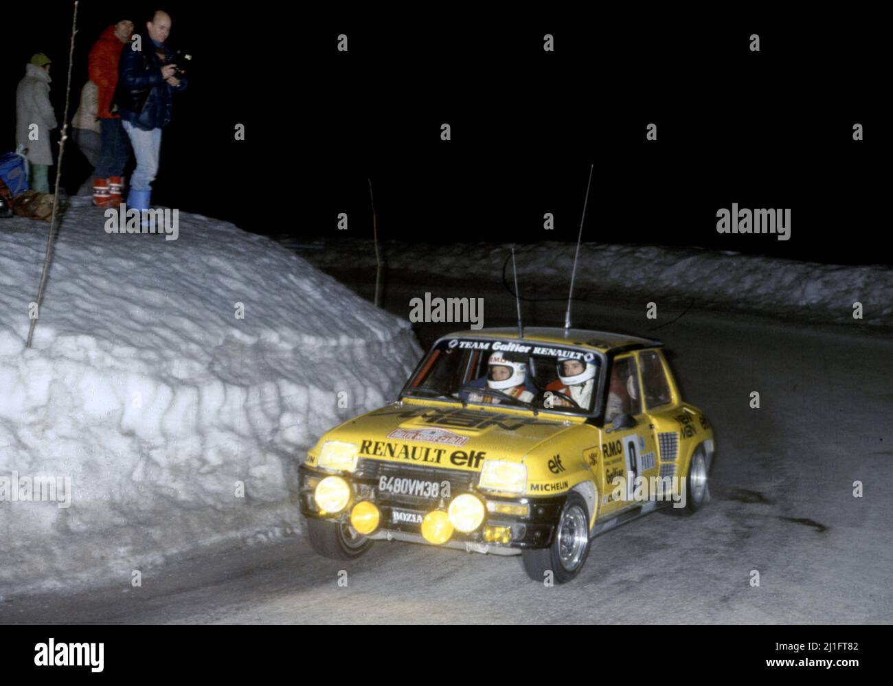 Bruno Saby (FRA) Francoise Sappey (FRA) Renault 5 Turbo Gr4 Team ...