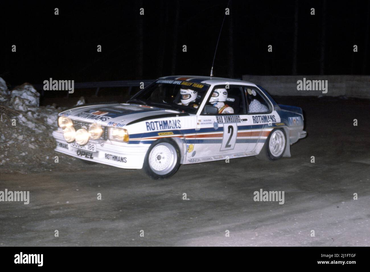 Walter Rohrl (GER) Christian Geistdorfer (GER) Opel Ascona 400 Gr4 ...