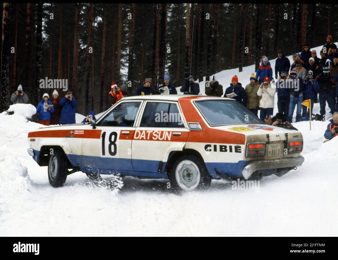 Soren Nilsson (SWE) Anders Olsson (SWE) Nissan Datsun Violet Gt Gr4 ...