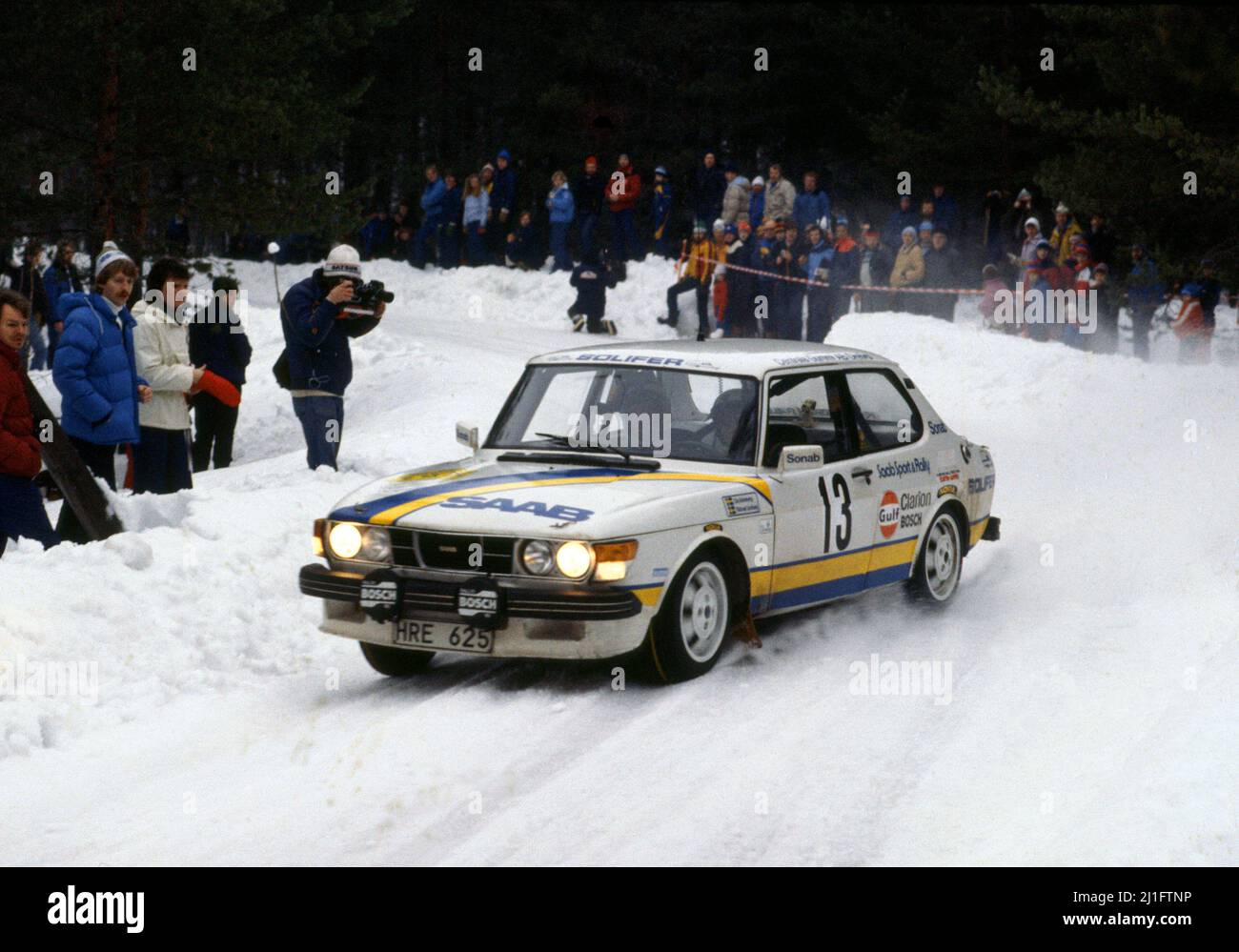 Ola Stromberg (SWE) Michael Lindberg (SWE) Saab 99 EMS GrA Saab Sport ...