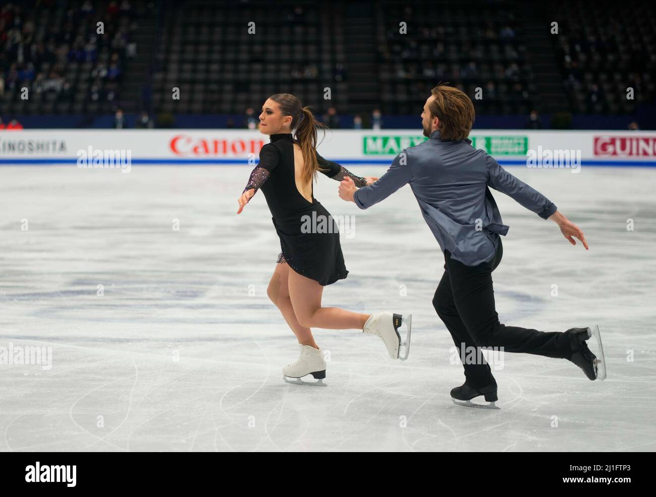 Sud de France Arena, Montpellier, France. 25th Mar, 2022. Kaitlin ...