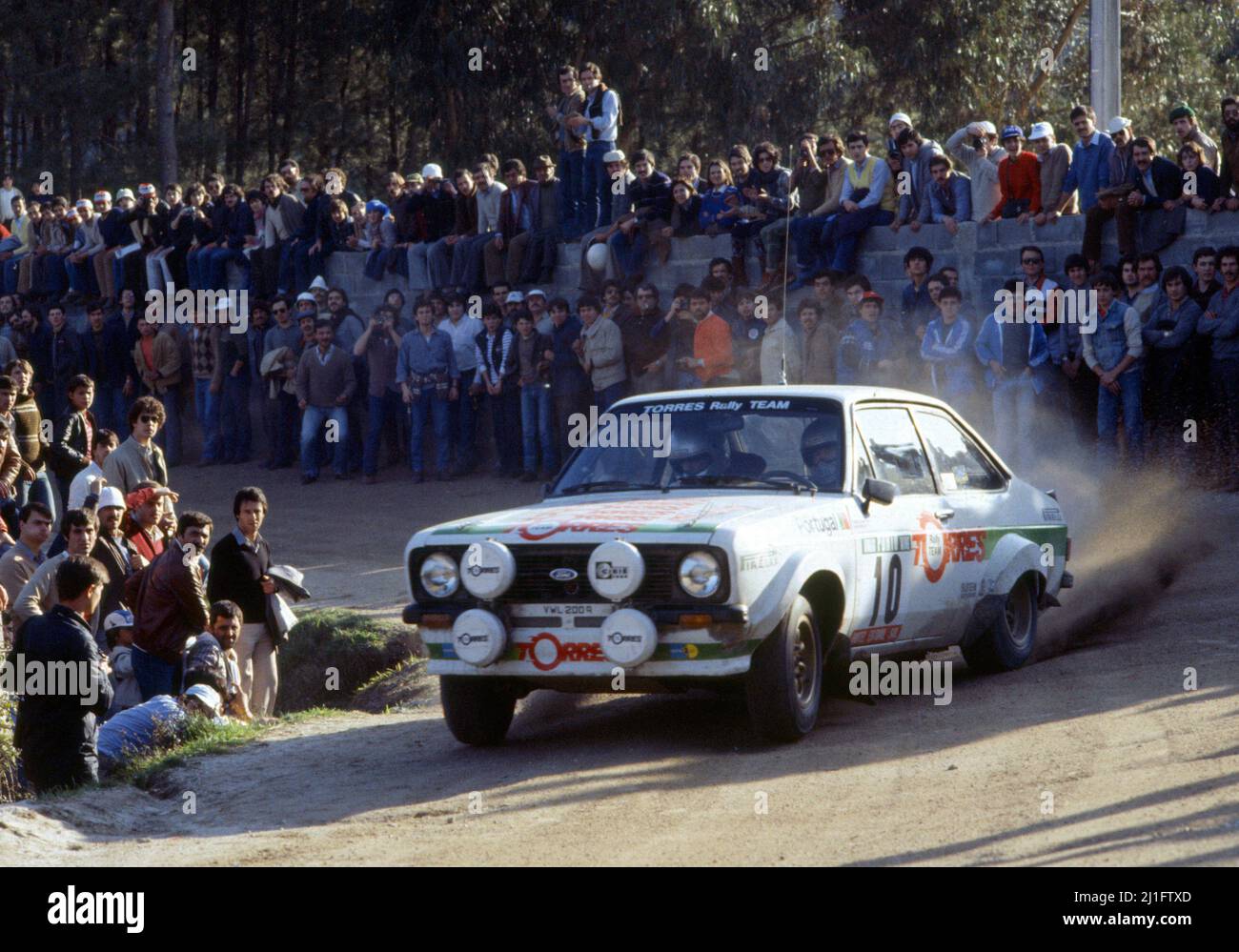 Carlos Torres (POR) Filipe Lopes (POR) Ford Escort RS Gr4 Torres Rally ...