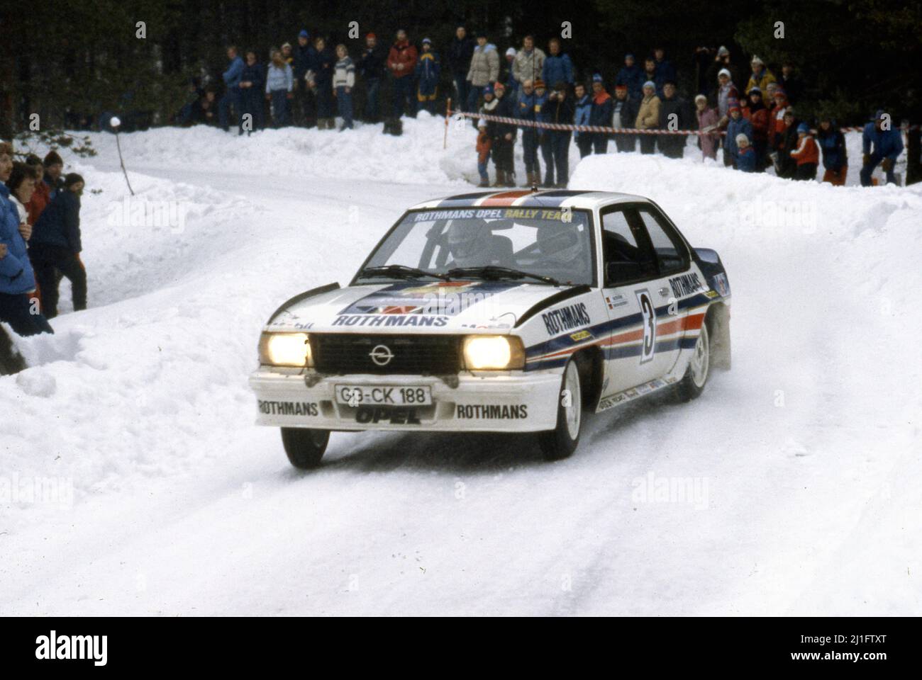 Walter Rohrl (GER) Christian Geistdorfer (GER) Opel Ascona 400 Gr4 ...
