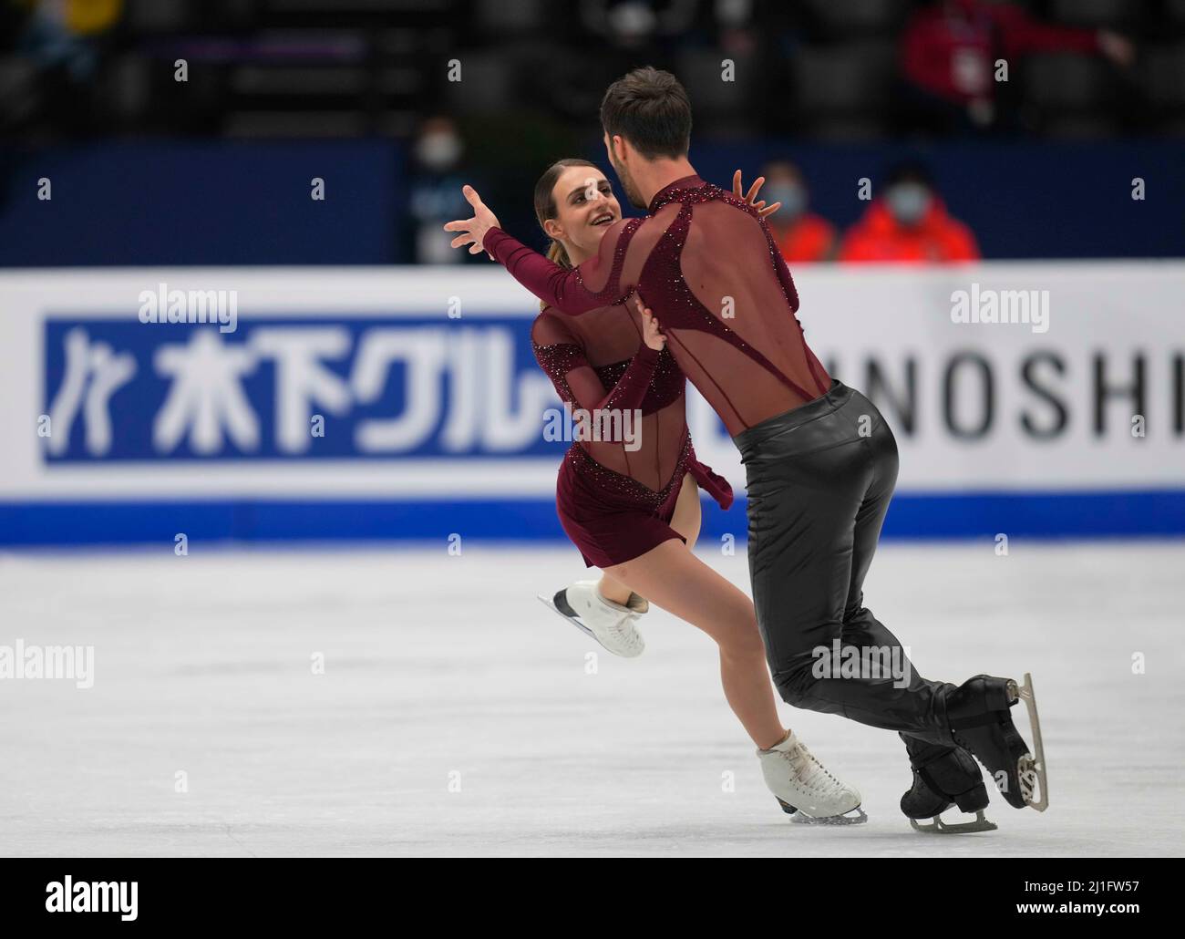 Sud de France Arena, Montpellier, France. 25th Mar, 2022. Gabriella ...