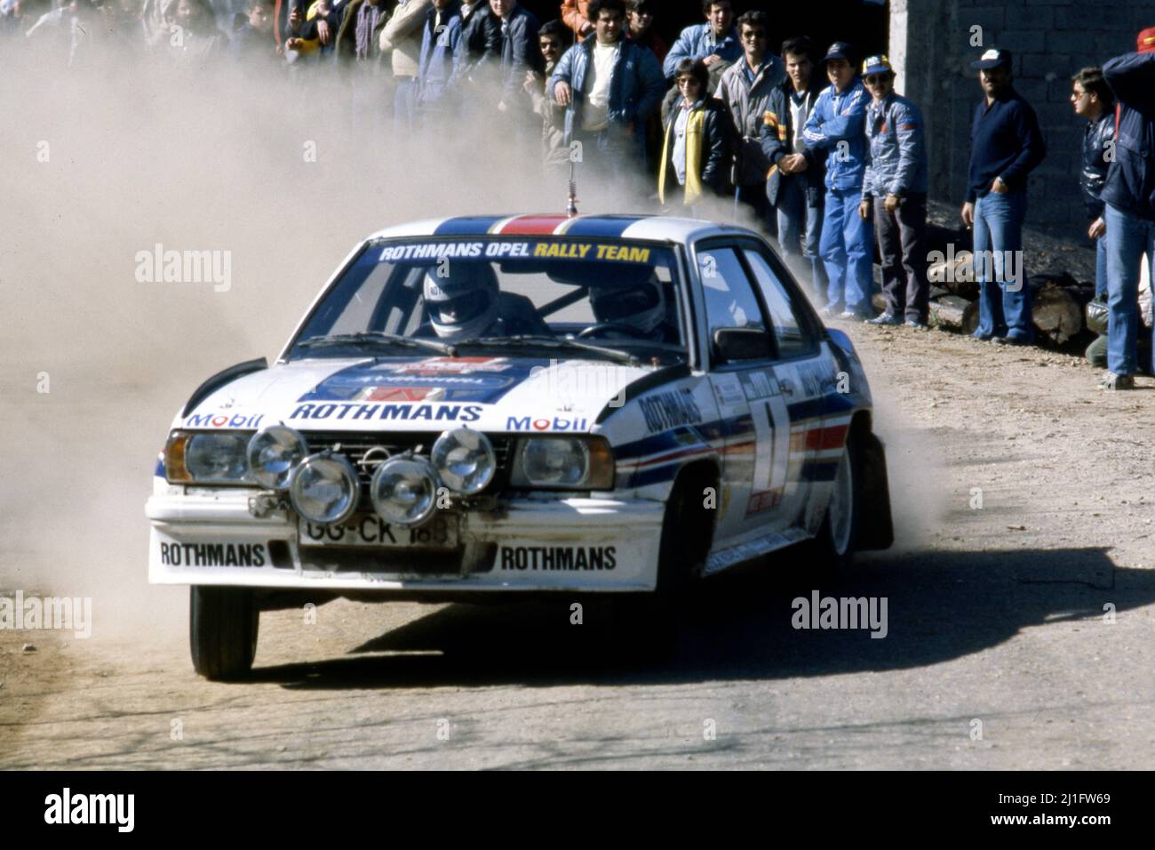 Walter Rohrl (GER) Christian Geistdorfer (GER) Opel Ascona 400 Gr4 ...