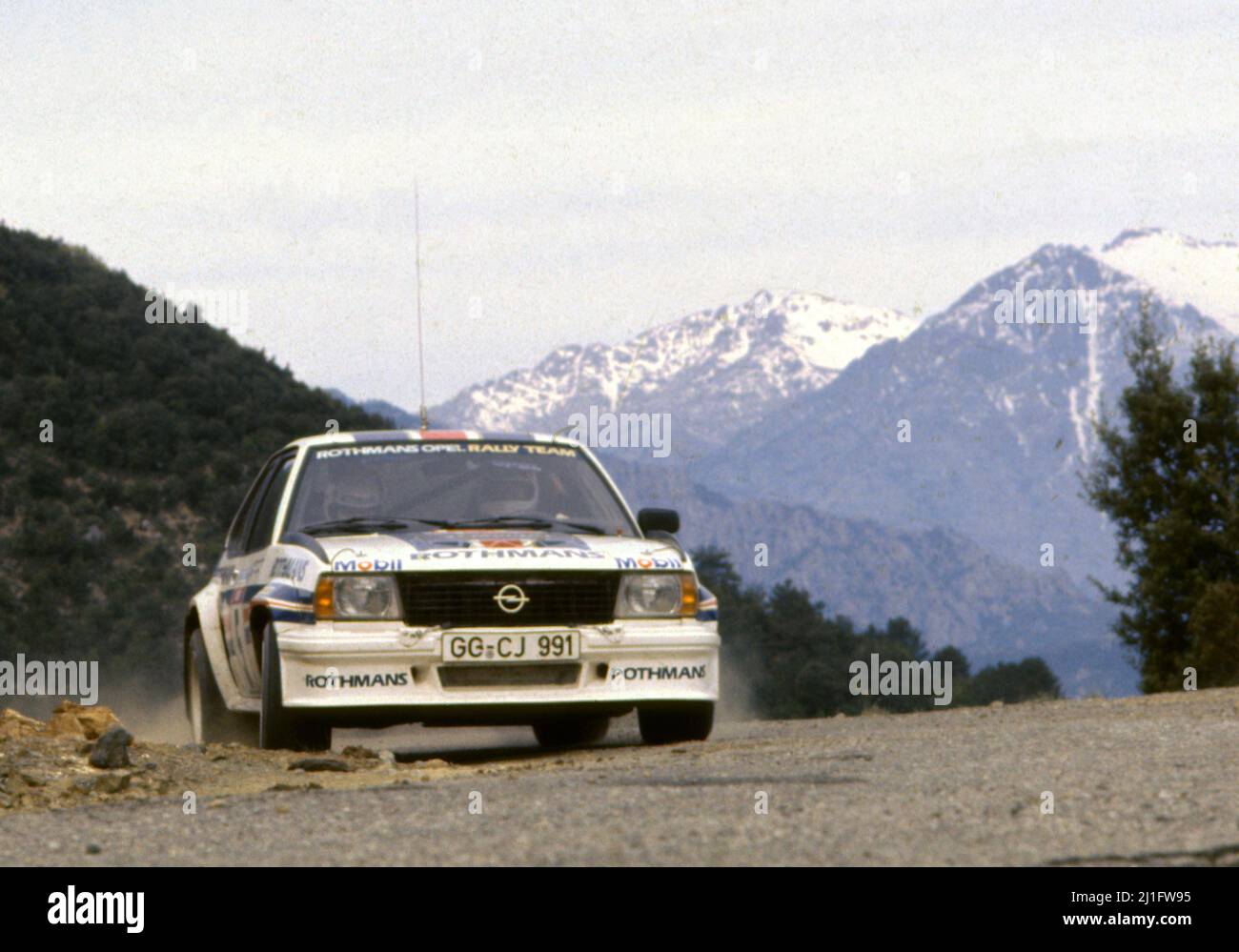 Walter Rohrl (GER) Christian Geistdorfer (GER) Opel Ascona 400 Gr4 ...