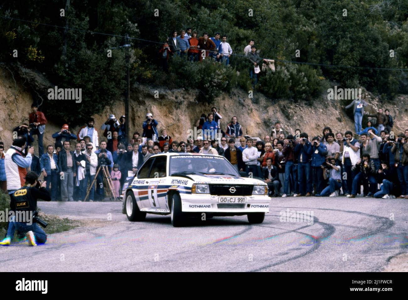 Walter Rohrl (GER) Christian Geistdorfer (GER) Opel Ascona 400 Gr4 ...