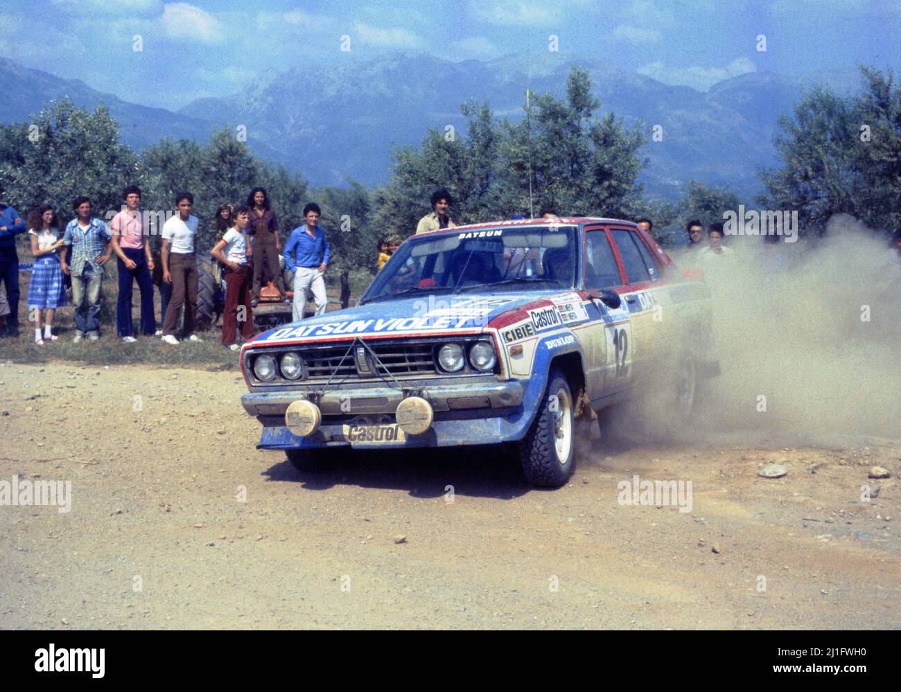 Shekhar Mehta (EAK) Yvonne Mehta (EAK) Nissan Datsun Violet GT Gr4 Nik ...