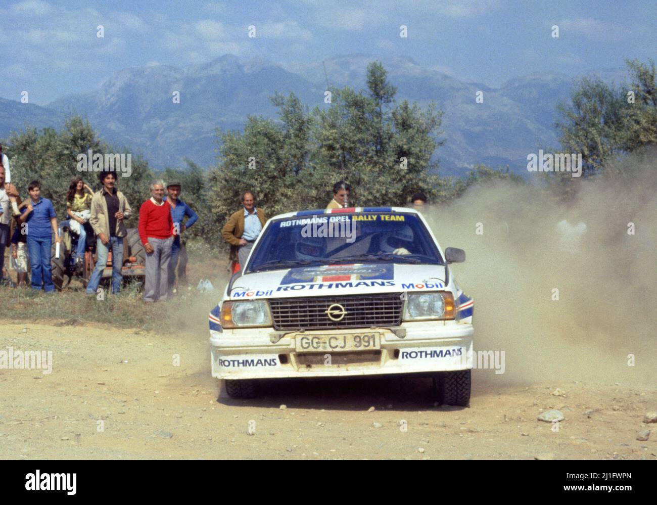 Walter Rohrl (GER) Christian Geistdorfer (GER) Opel Ascona 400 Gr4 ...