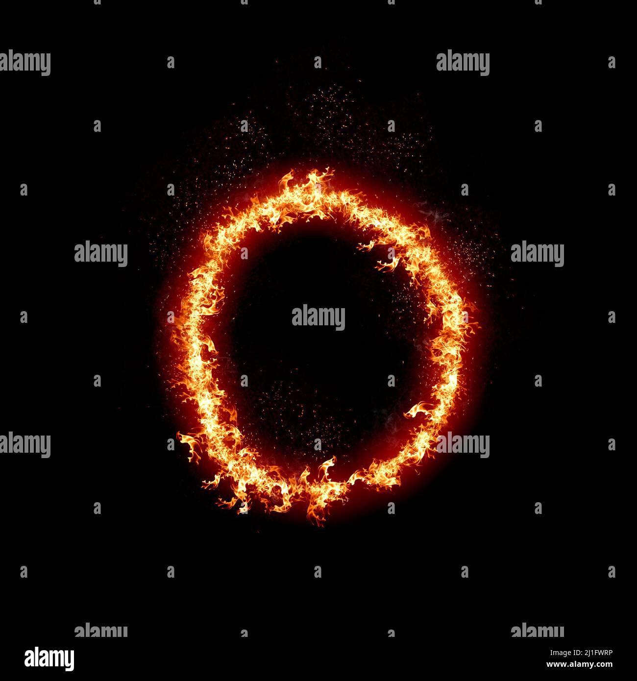 Letter O Fire