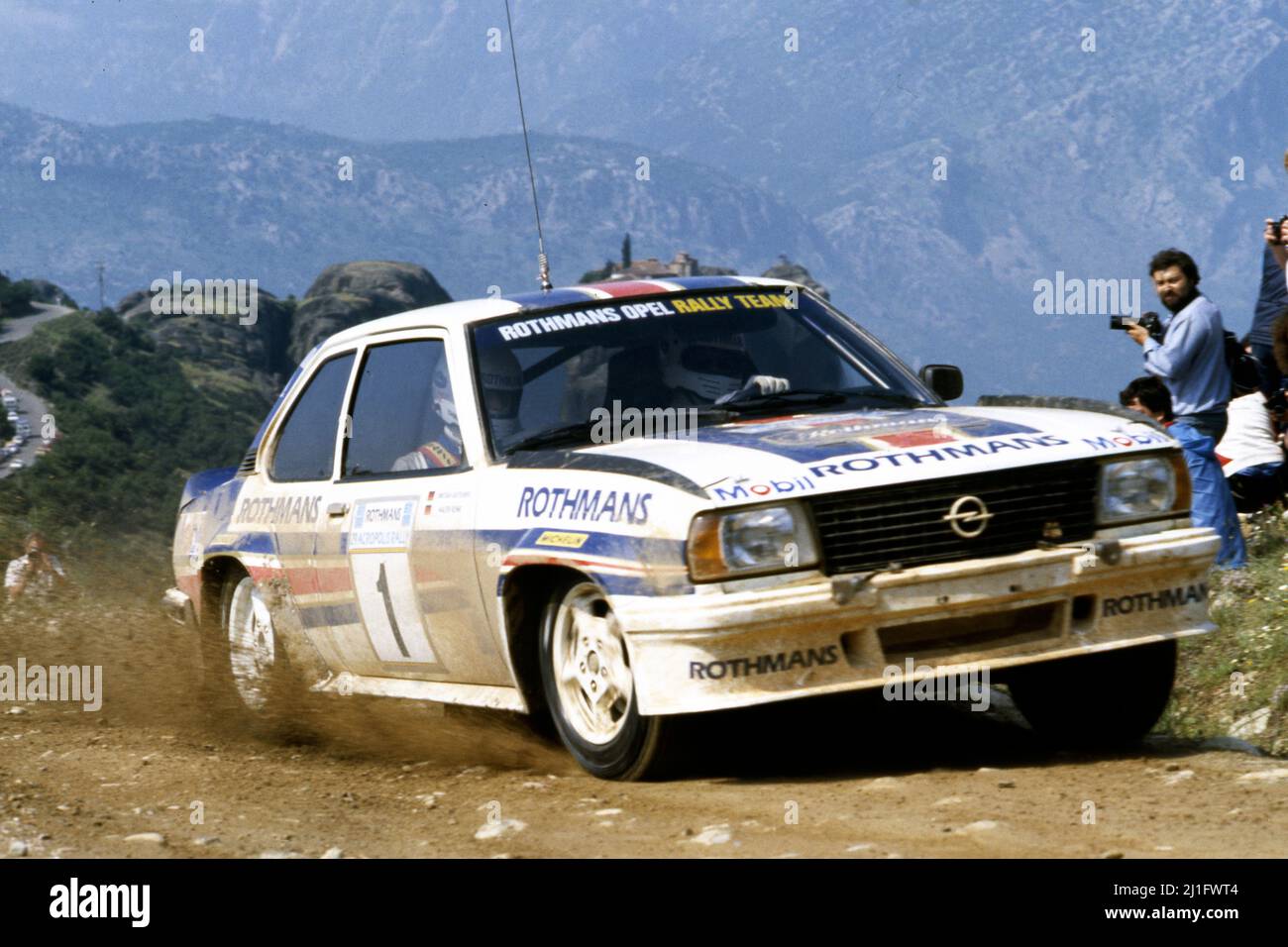 Walter Rohrl (GER) Christian Geistdorfer (GER) Opel Ascona 400 Gr4 ...