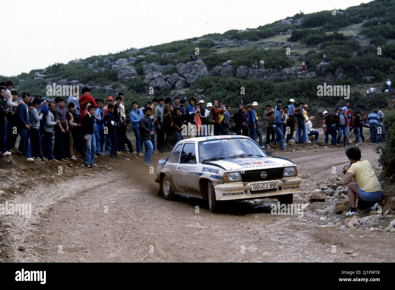 Walter Rohrl (GER) Christian Geistdorfer (GER) Opel Ascona 400 Gr4 ...